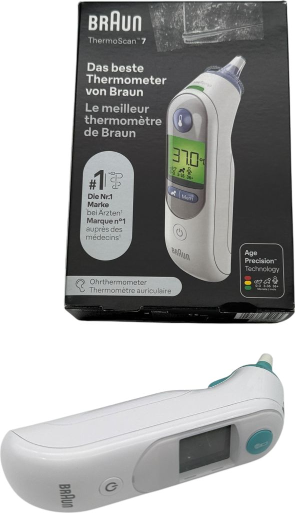 Ušný teplomer Braun Thermo Scan 6 biely | Kaufland.sk