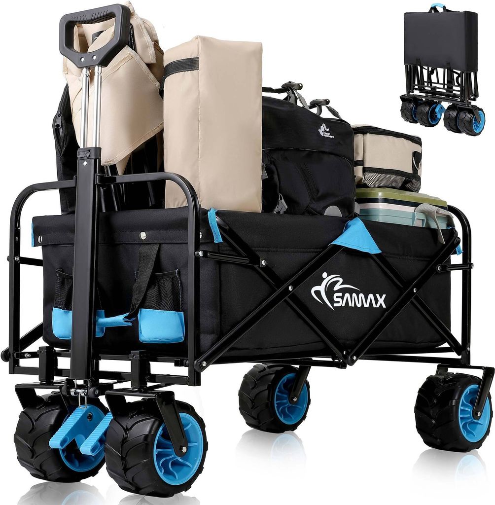 SAMAX Faltbarer Bollerwagen Offroad Camping | Kaufland.de