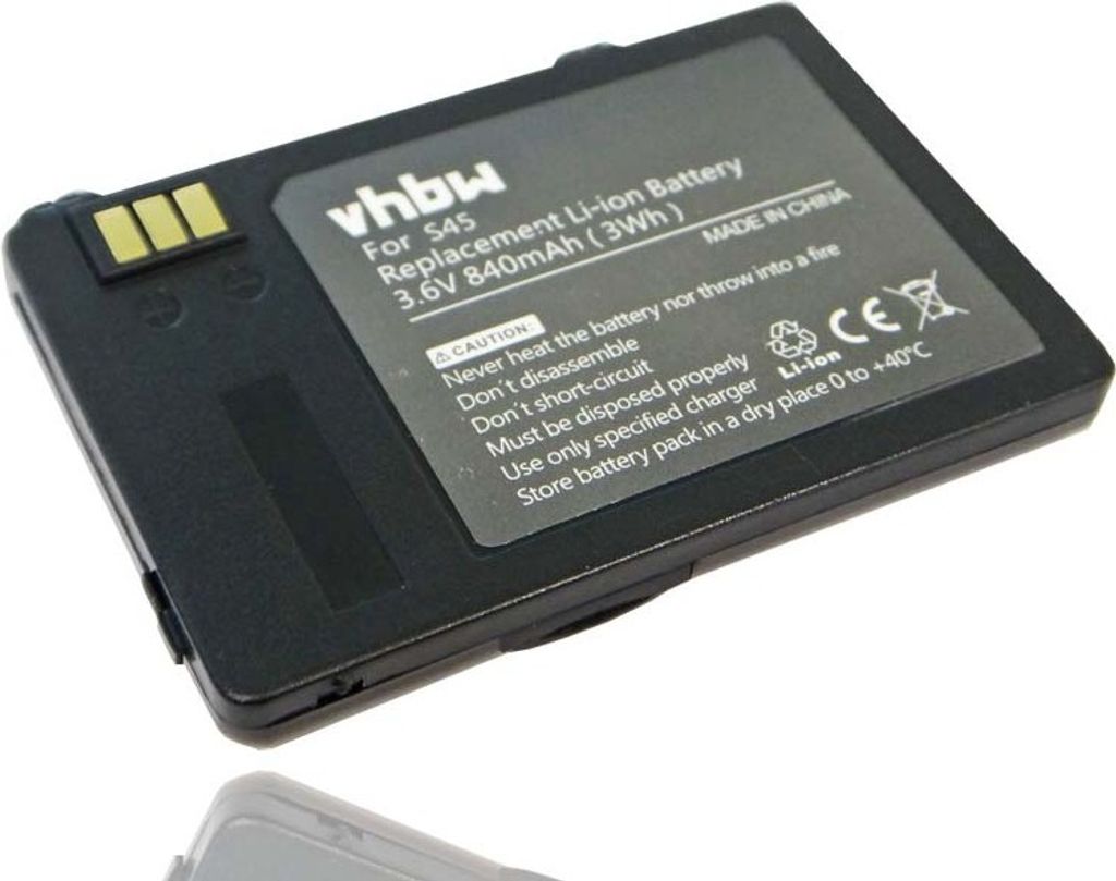vhbw Akku kompatibel mit Siemens 6618, ME45, 3618, S45,