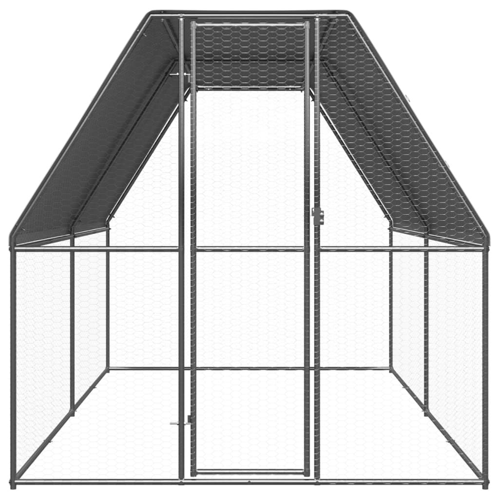 vidaXL Outdoor-Hühnerkäfig 2x4x2 m Verzinkter | Kaufland.de