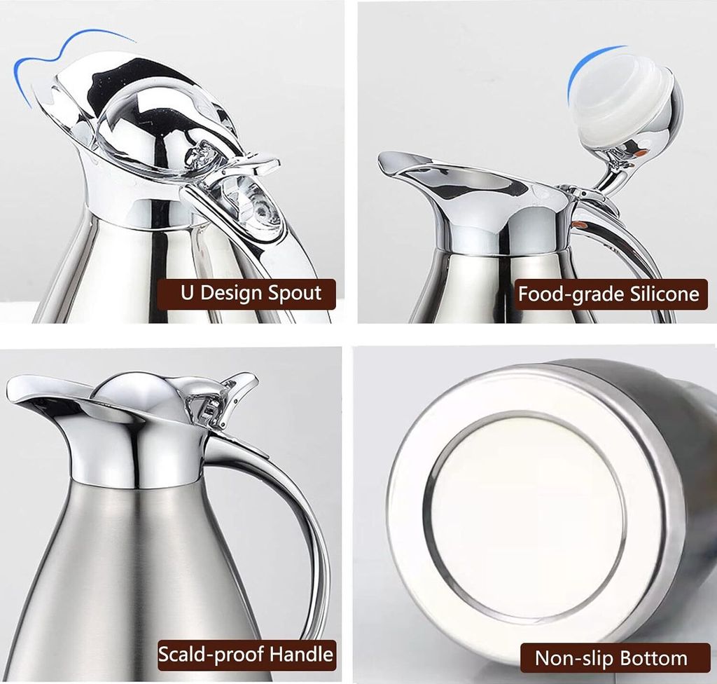 Isolierkanne Thermoskanne Edelstahl 2L | Kaufland.de