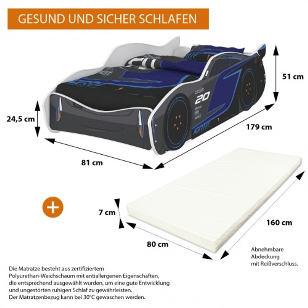 iGLOBAL Kinderbett Jackson Storm Cars 3 | Kaufland.de