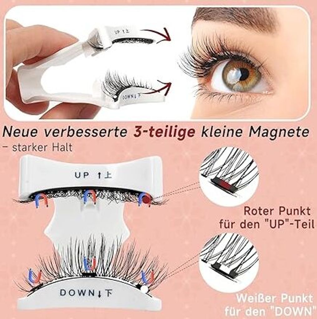 Magnetische Wimpern,Magnet Wimpern Ohne | Kaufland.de