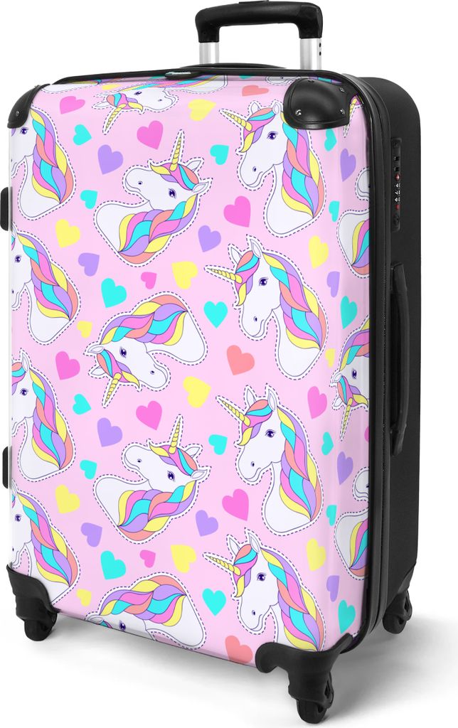 NoBoringSuitcases.com - Großer rosa Koffer - | Kaufland.de