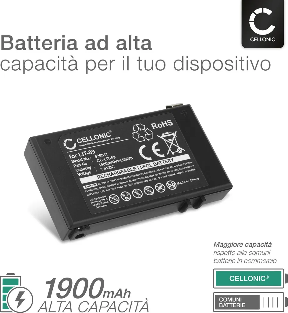 Recensione Batteria CELLONIC LIT-09: 1900mAh per Spypoint SOLAR-DARK