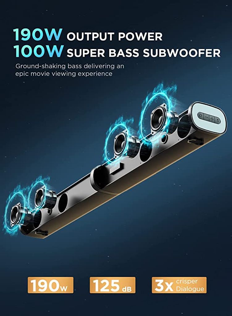 Bomaker 2.1 Soundbar mit Subwoofer, 190W | Kaufland.de
