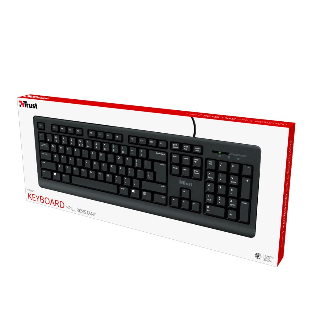 Trust Primo Keyboard USB German Black | Kaufland.cz