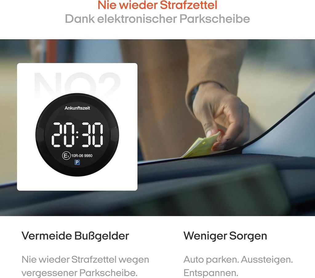 OOONO P-DISC NO2, Black w. Dark Parkscheiben | Kaufland.de