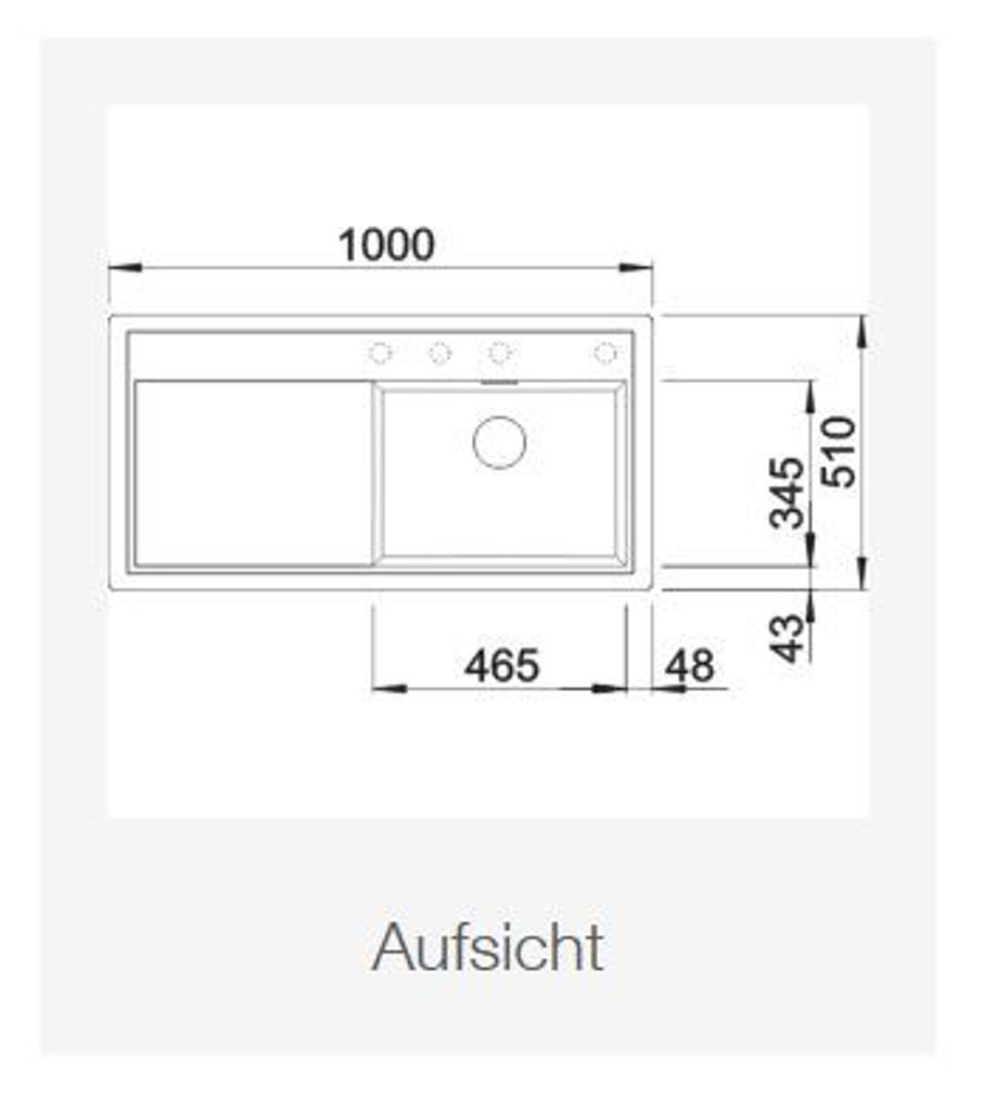 Granitový dřez Blanco ZENAR XL 6 S 510 x 1000 | Kaufland.cz