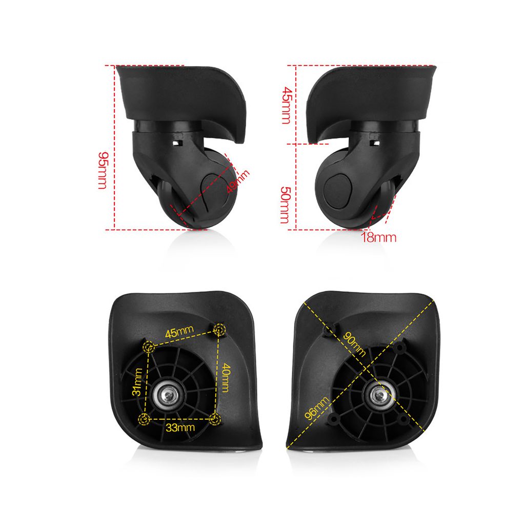 balenie 2 otočných koliesok pre kufre - | Kaufland.sk