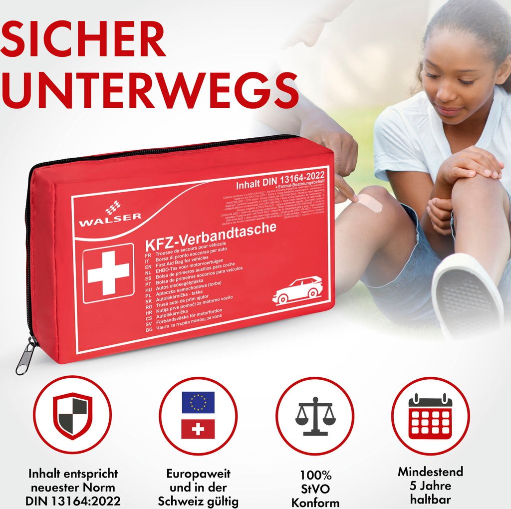WALSER Erste Hilfe Set Auto 2025, | Kaufland.de