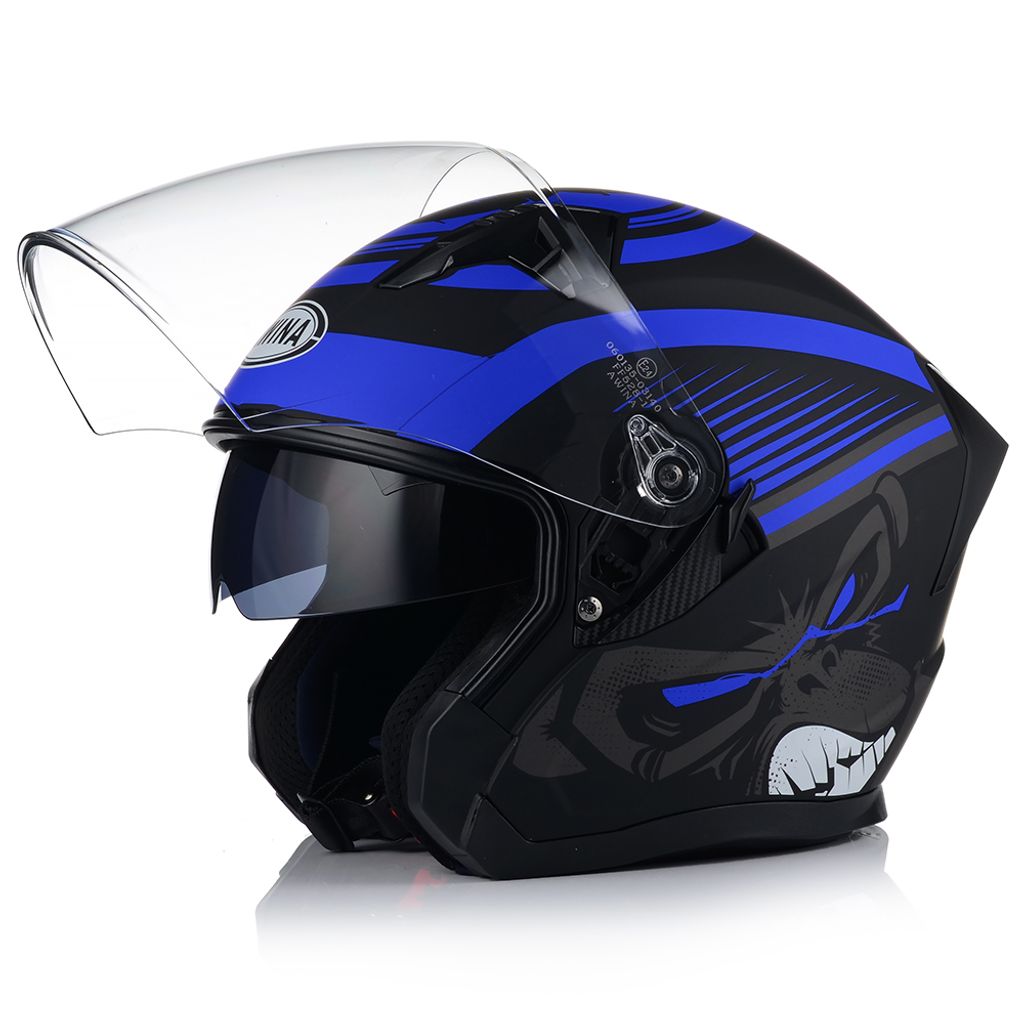 Jethelm Motorradhelm Roller Helm mit | Kaufland.de