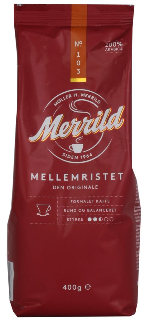 Merrild 103 Rød Kaffe Mellemristet 400g | Kaufland.de