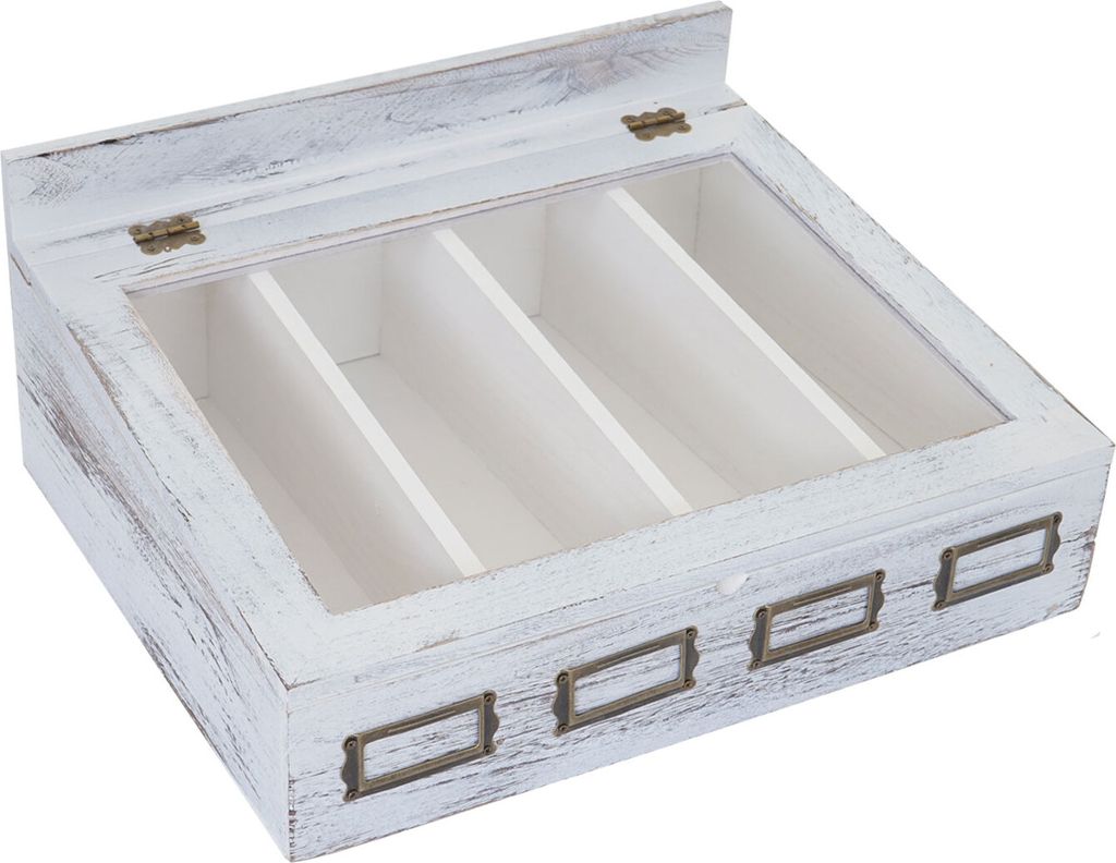 Box na príbory HWC-C25, drevený box s vekom | Kaufland.sk