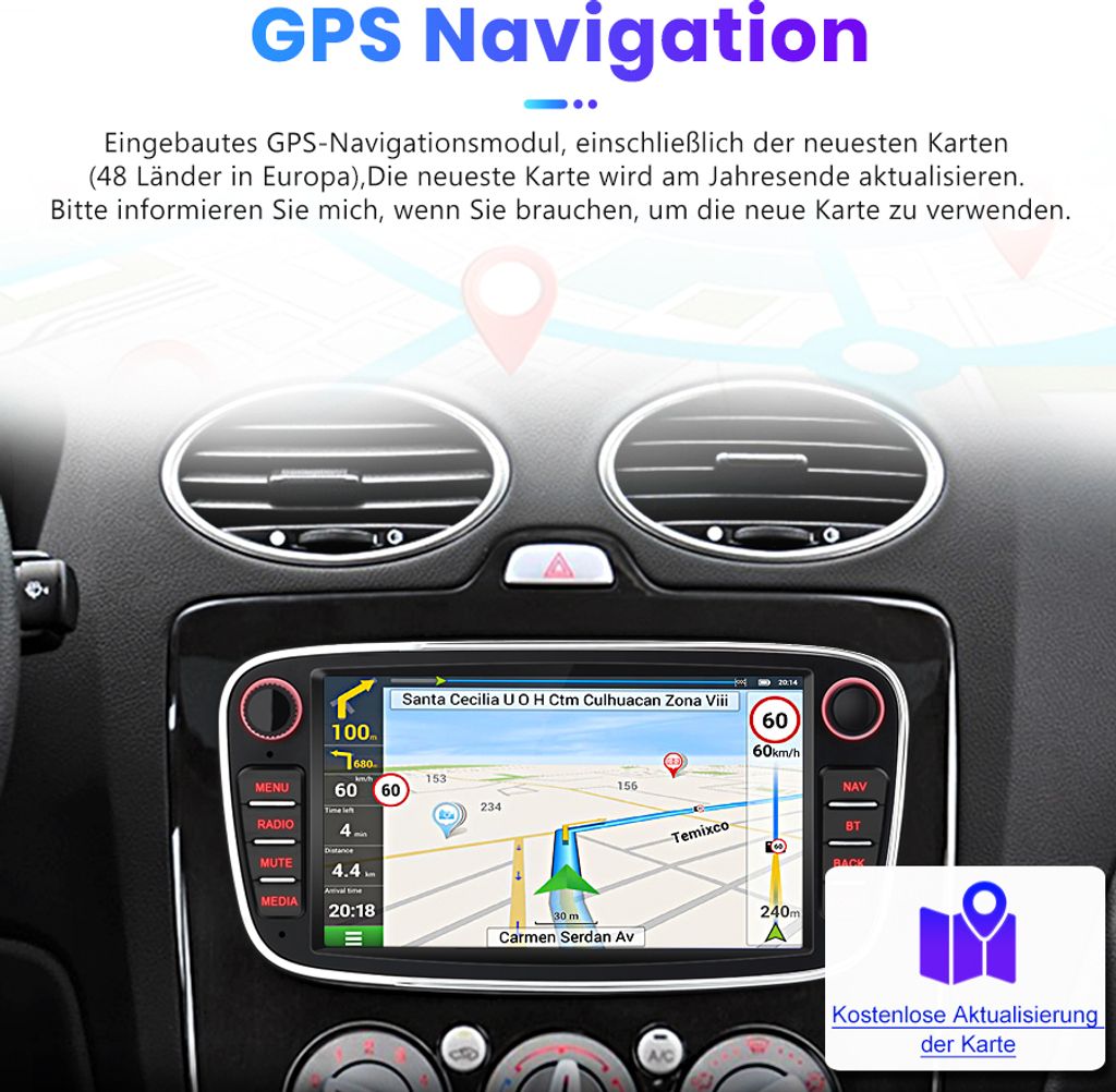 7" 1+32G android12 Autorádio GPS NAV BT DAB | Kaufland.cz
