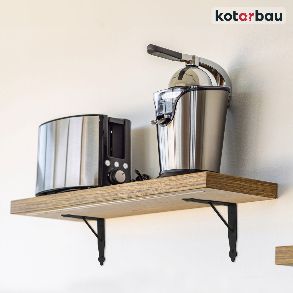 KOTARBAU® 2er Set Regalwinkel Schwarz Metall | Kaufland.de