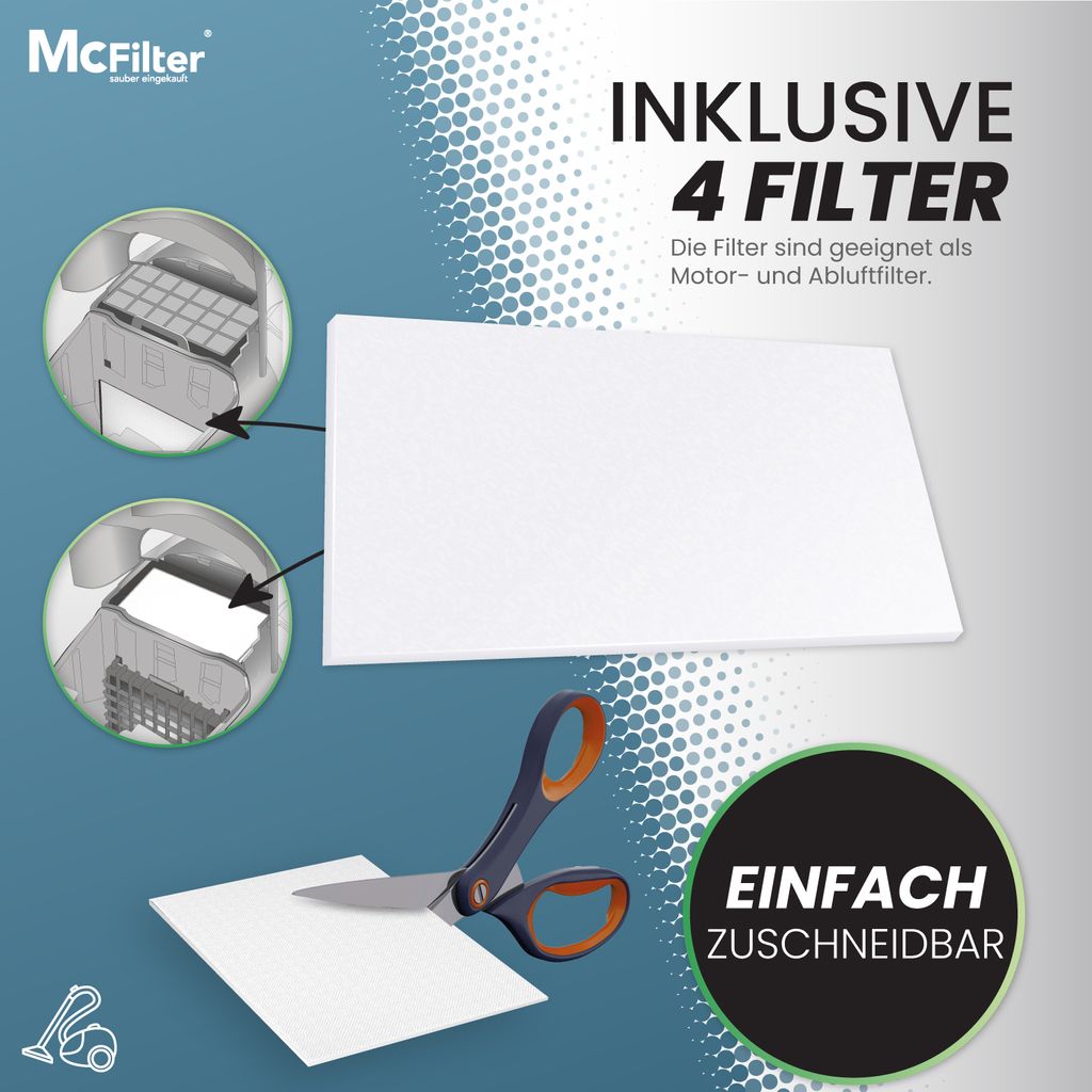 McFilter | 16 Staubsaugerbeutel geeignet für | Kaufland.de