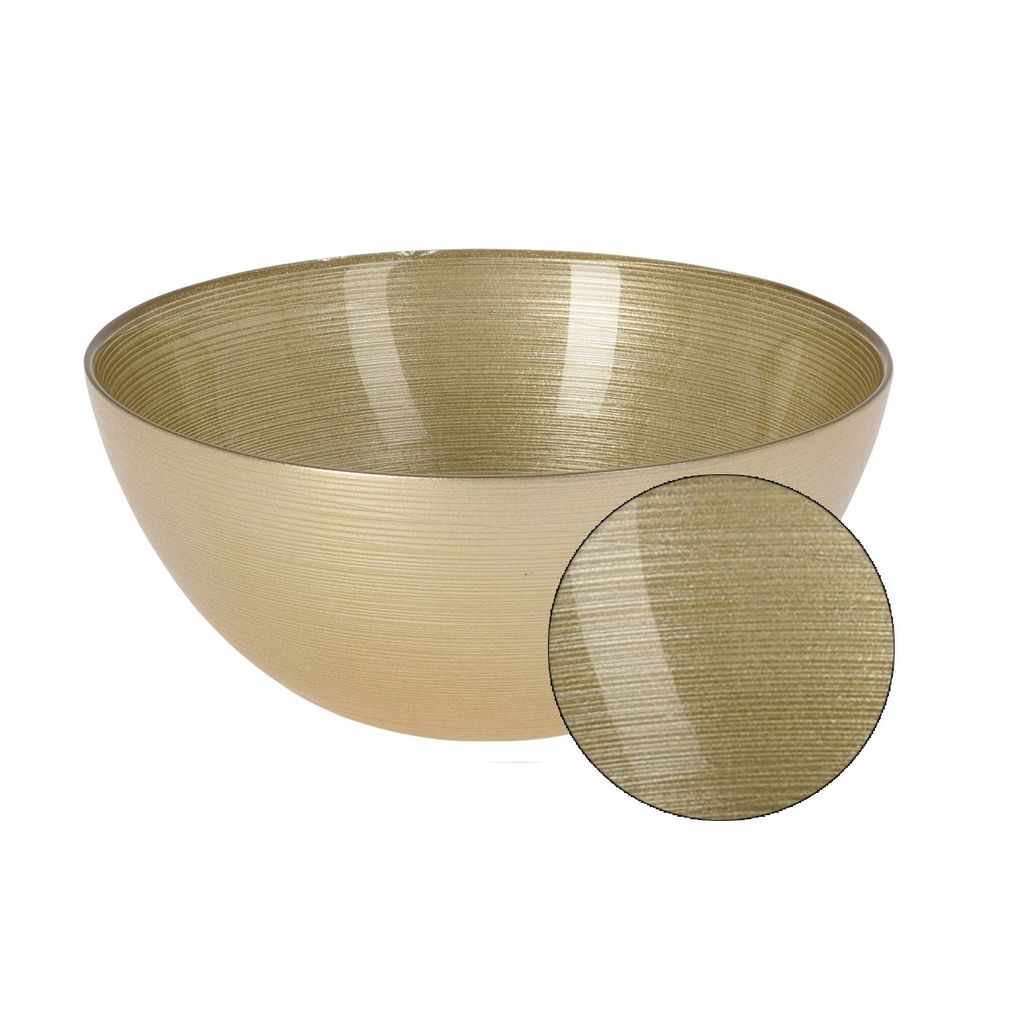 Siaki Collection | Glasschale - 21 cm - Gold | Kaufland.de