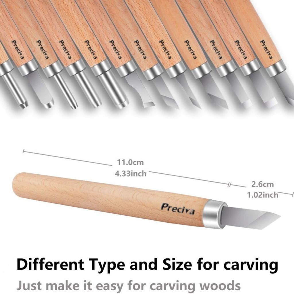 Schnitzwerkzeug 12er Set Holz Schnitzmesser | Kaufland.de