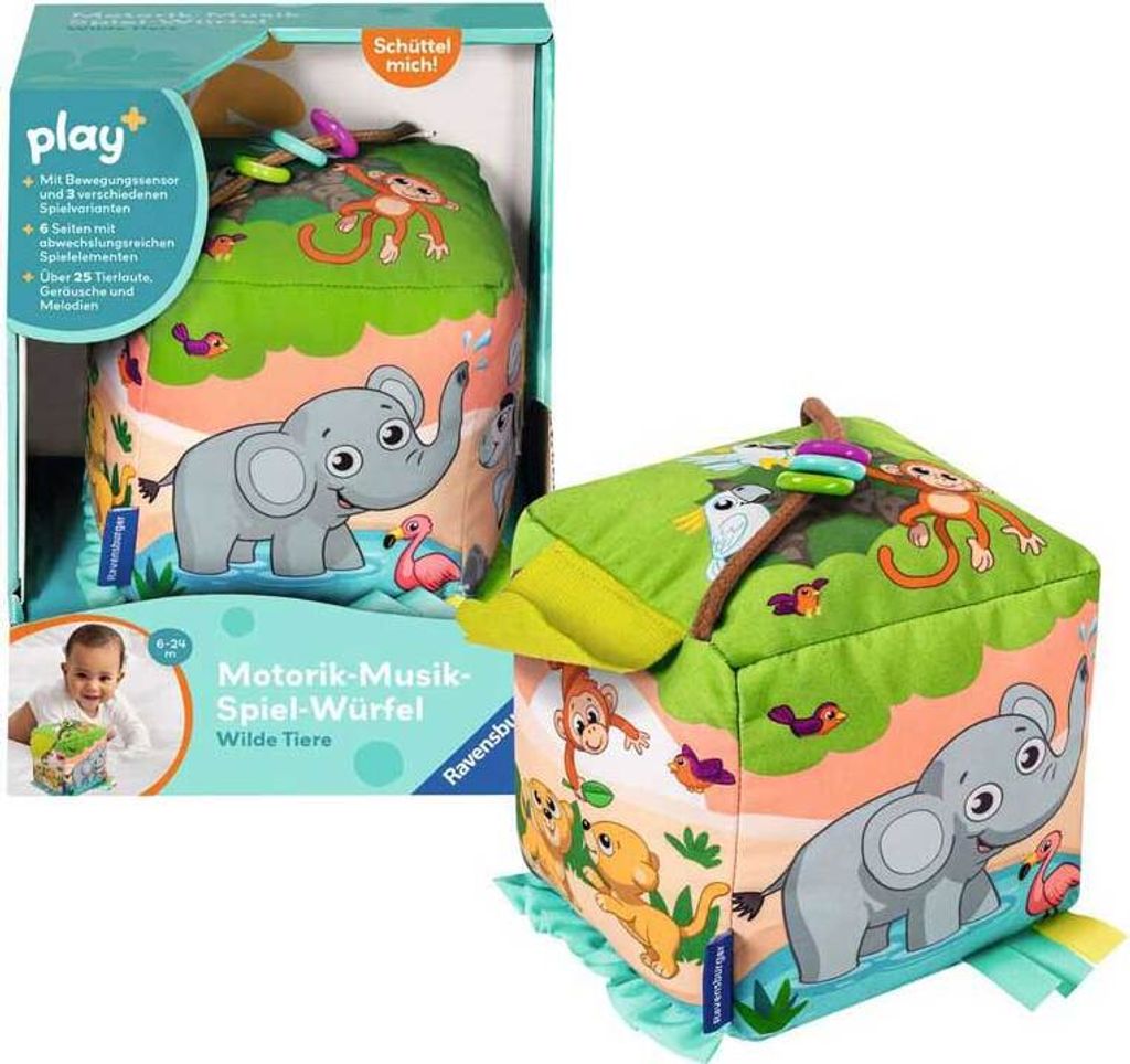 Motorik-Musik-Spiel-Würfel: Wilde Tiere Ravensburger 04859