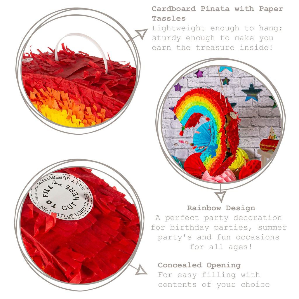 Fax Potato 3 Stück Regenbogen Pinata, Stick & | Kaufland.de