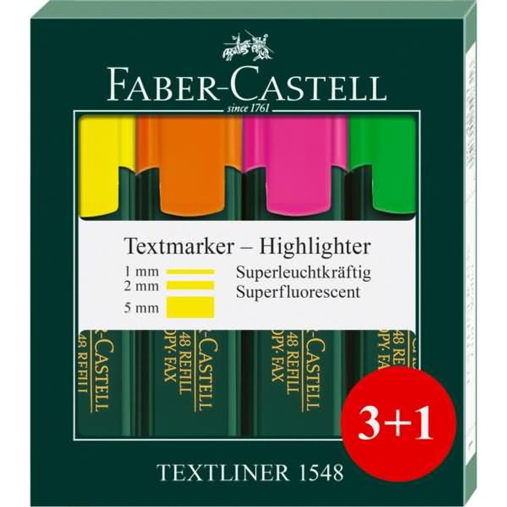 Faber-Castell 254831 - Textmarker TEXTLINER | Kaufland.de