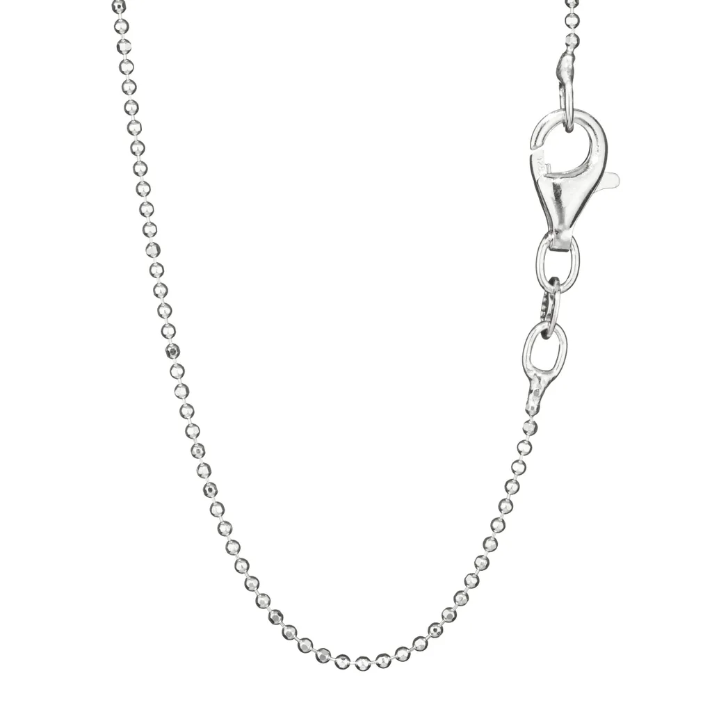 Collier 38cm Kugelkette diamantiert 925 | Kaufland.de
