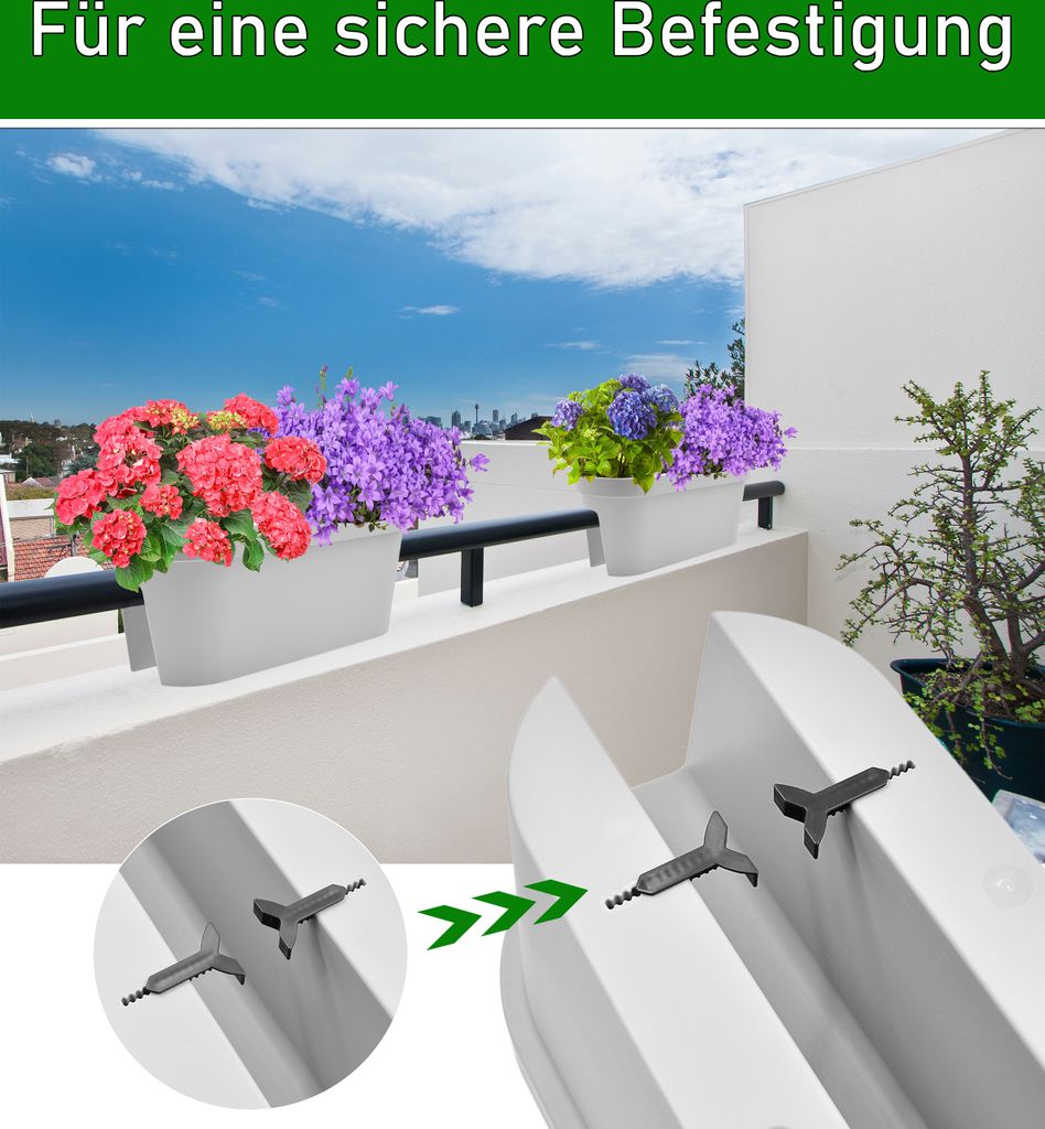 Stilvolle Geländer Blumenkasten Aldi Ebenbild