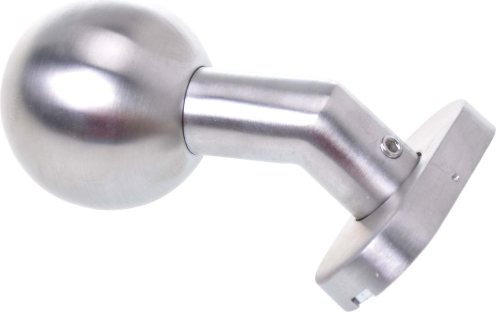 Aqbau® Dveřní klika s koulí na oválné růžici | Kaufland.cz