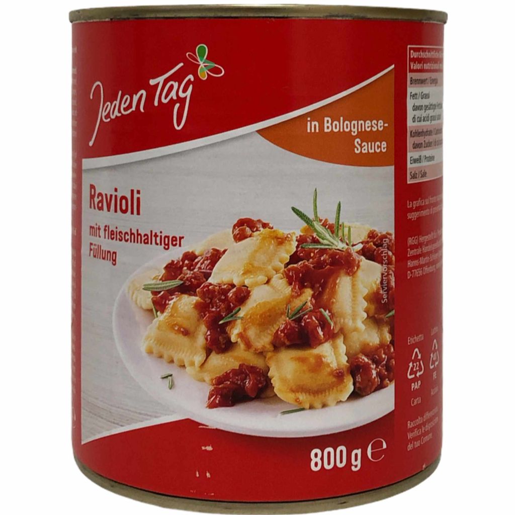 Jeden Tag Ravioli mit fleischhaltiger Füllung | Kaufland.de