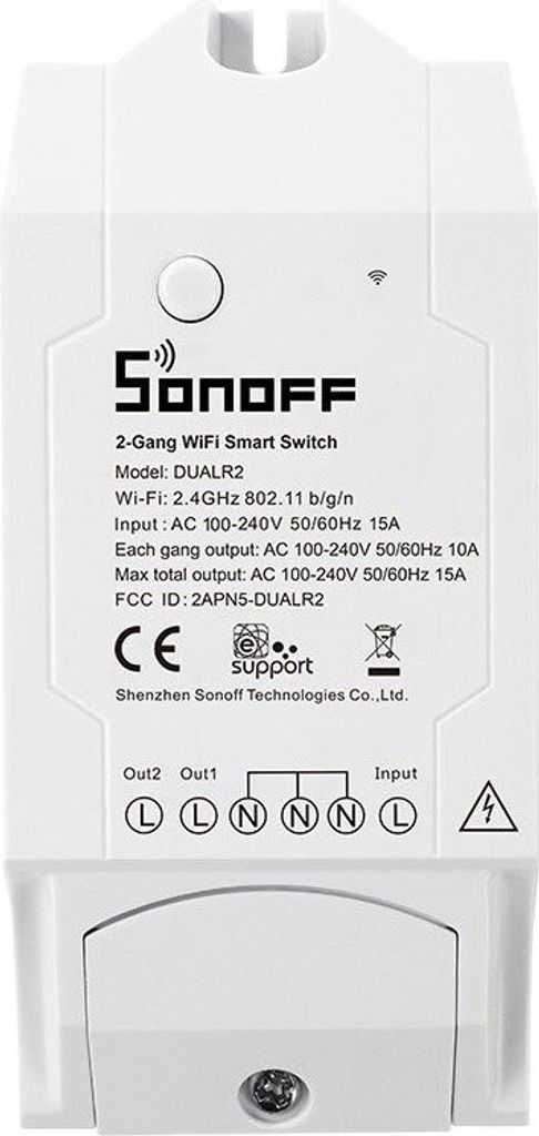 Sonoff DUAL R2 Dvoukanálový WLAN Wi-Fi Smart | Kaufland.cz