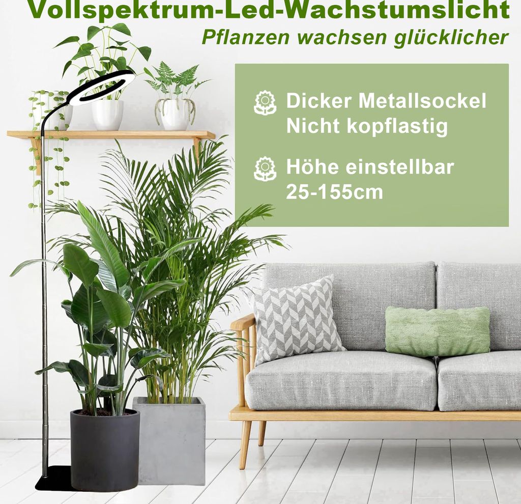 Rostlinná lampa LED s plným spektrem se | Kaufland.cz