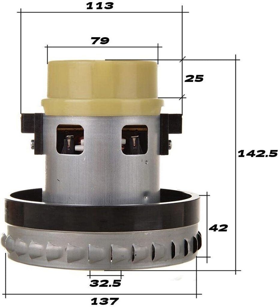 1400W motorová turbína pro Karcher WD3 MV3 | Kaufland.cz