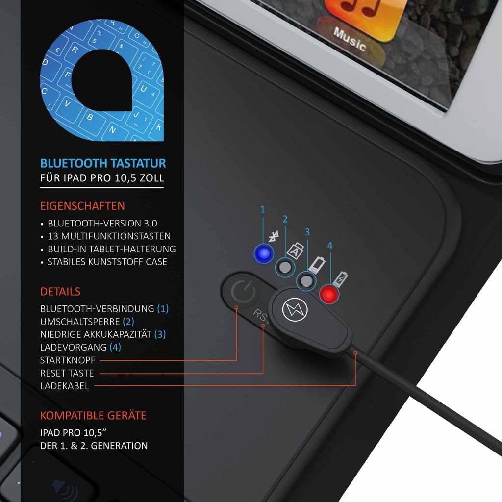 Aplic Tablet Keyboard, koženkové puzdro pre | Kaufland.sk