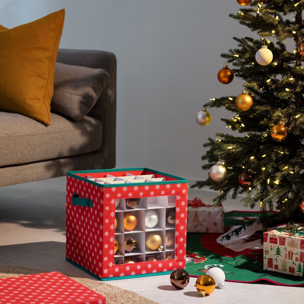 Stilvolle Aufbewahrungsbox Für Weihnachtskugeln Ikea Bild