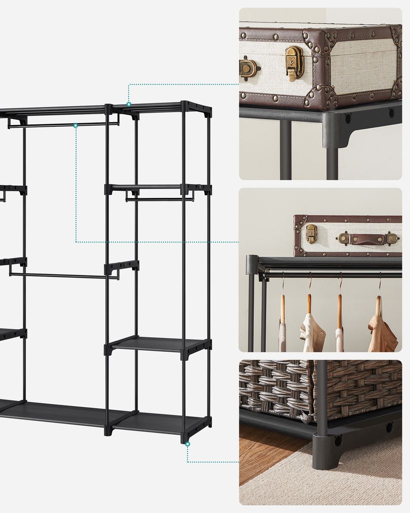 SONGMICS Kleiderschrank offen, | Kaufland.de