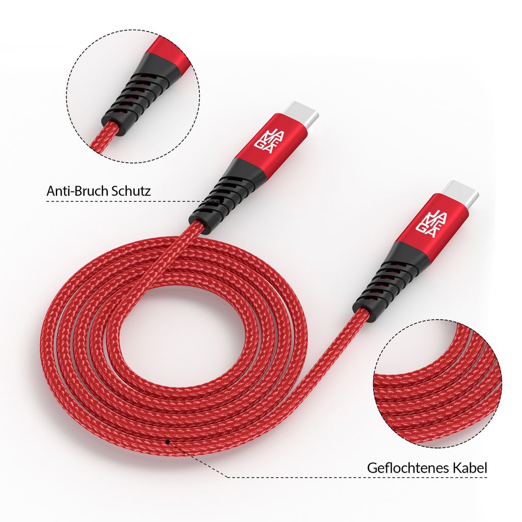 USB-C zu USB-C Kabel 480mbps 60W mit Metall | Kaufland.de