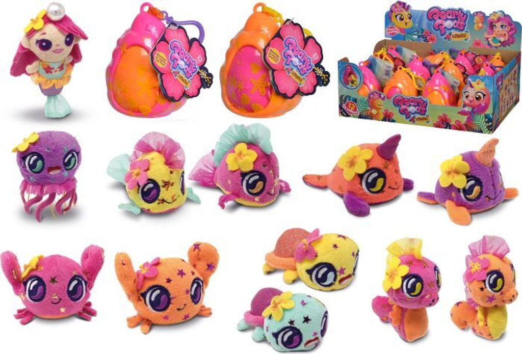 Pearly Pods Hawaii, Serie, sort. Kuscheltiere