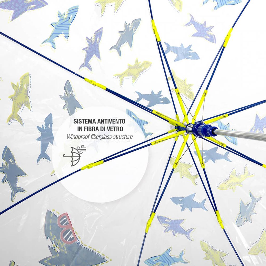 Perletti regenschirm HAIFISCH transparent | Kaufland.de