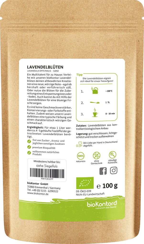 Lavendelblüten getrocknet 100 g I Lavendel | Kaufland.de