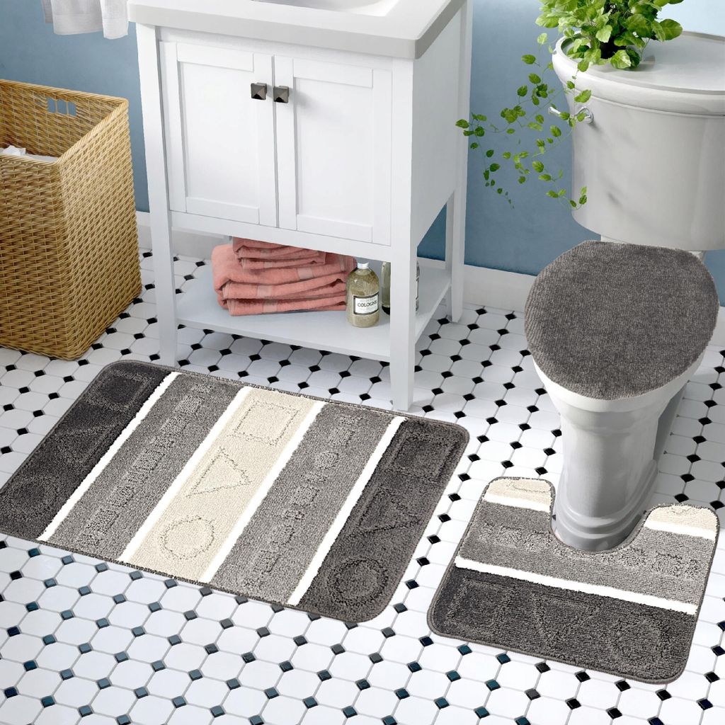 Badteppich Set 3-tlg. Analitik - Badezimmer | Kaufland.de