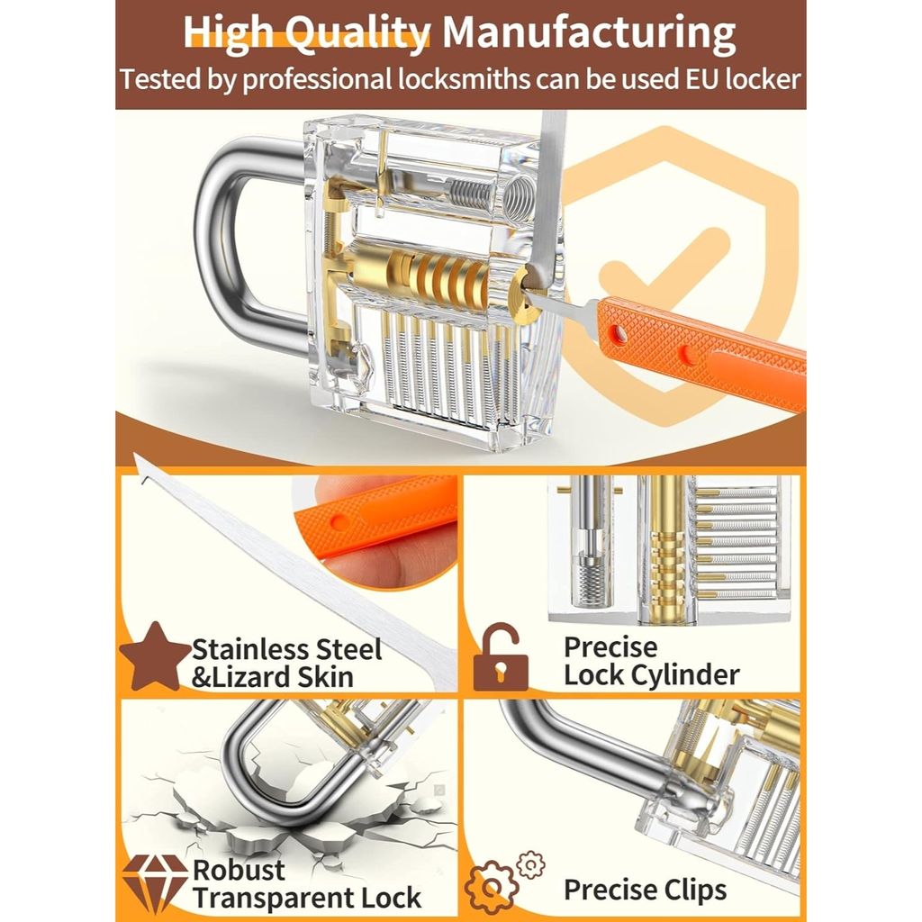 38+4 Teiliges Lockpicking Set 38-Teiliges | Kaufland.de