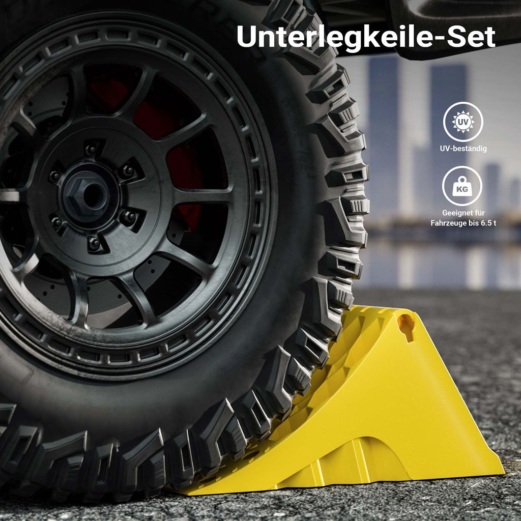 Wiltec Unterlegkeile für LKW 2 Stück bis 6,5 | Kaufland.de