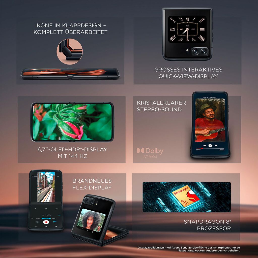 Motorola Razr 2022 5G 8GB RAM 256 GB schwarz | Kaufland.de