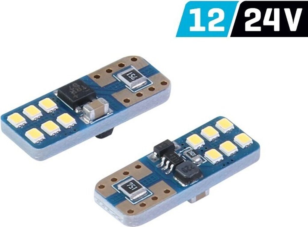 VISION W5W (T10) 12/24V 12x 2016 SMD LED | Kaufland.cz