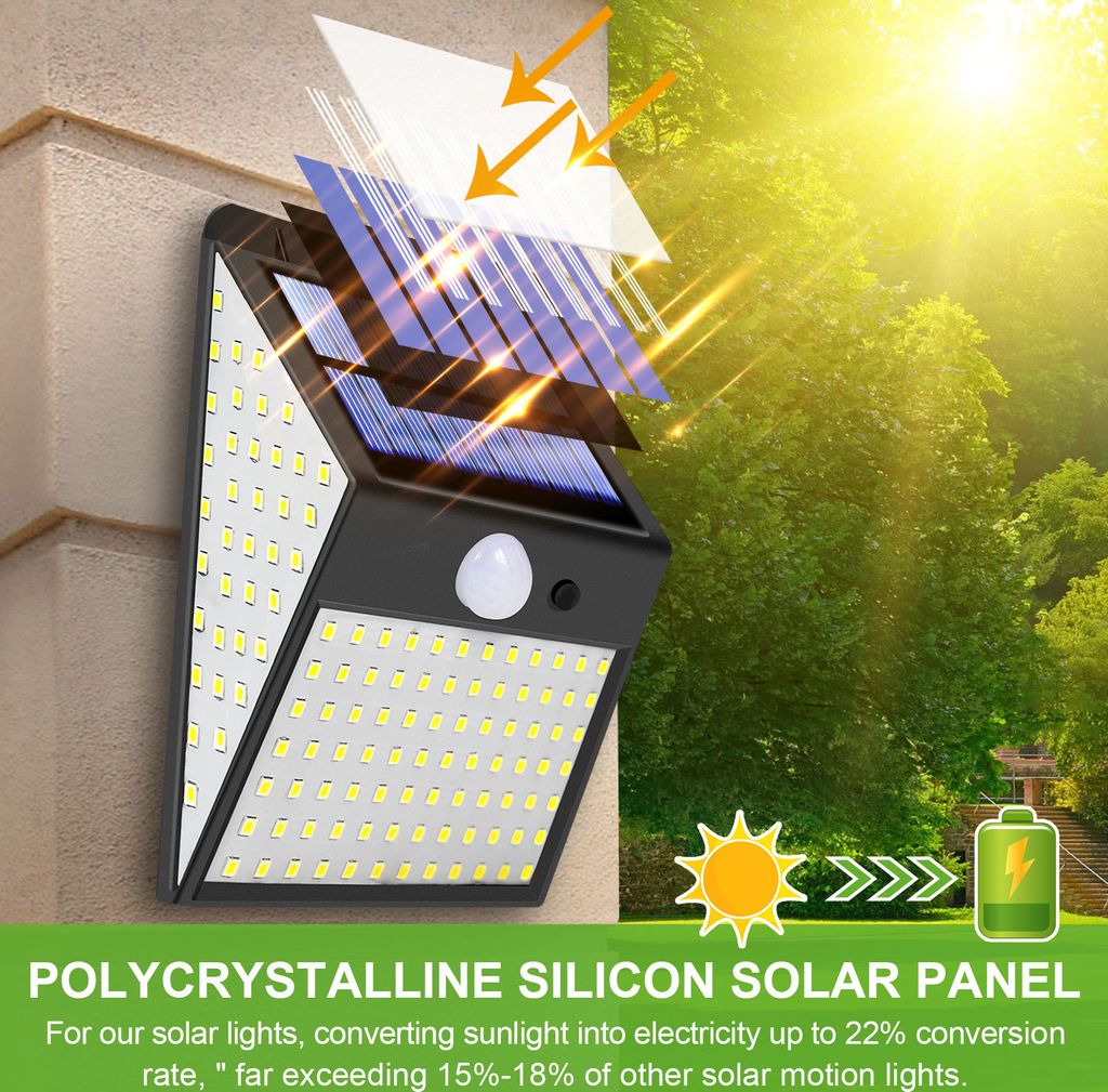 LED Solar Lampe Bewegungssensor Solarleuchte | Kaufland.de