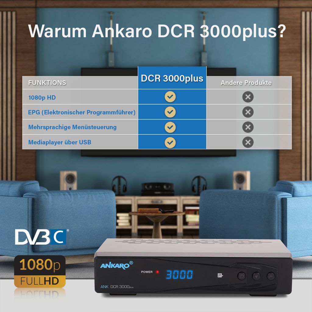 Ankaro DCR 3000 Plus 1080p Full HD | Kaufland.de