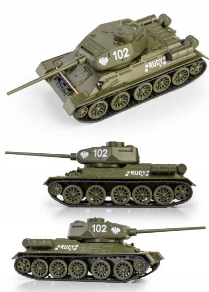 Kovový model - Tank T-34-85 RUDY 102, 1:43 | Kaufland.cz