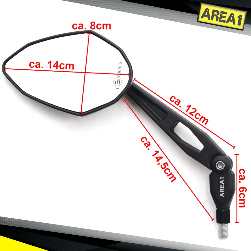 Area1 Motorradspiegel Motorrad Rückspiegel | Kaufland.de