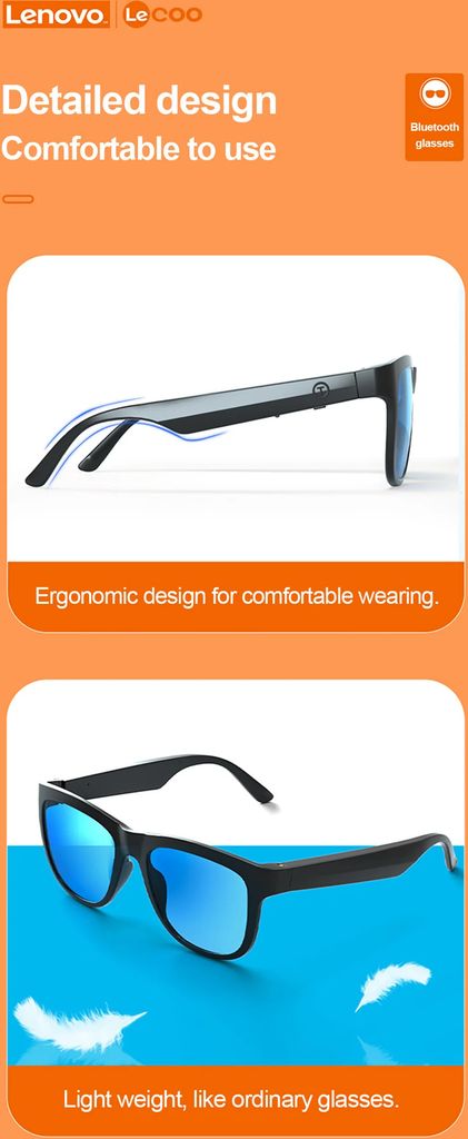 Lenovo Lecoo C8 Smart Brille Musik | Kaufland.de